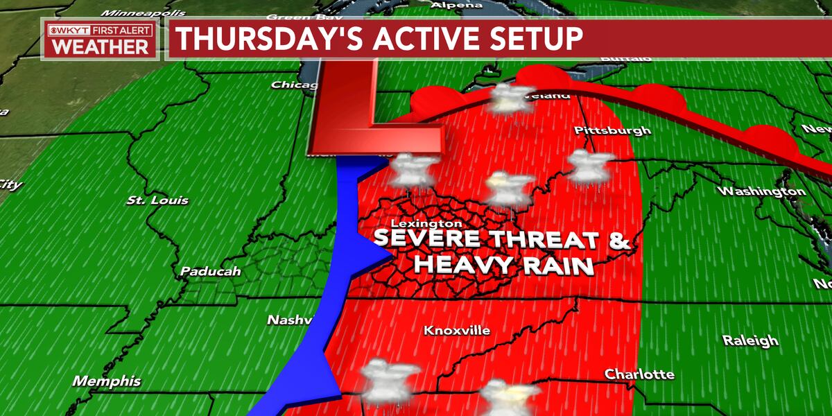 First Alert Weather Day Severe Storms With Heavy Rain Possible